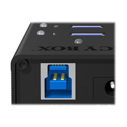 RaidSonic ICYBOX IB AC618 Icy Box 7 x Port USB 3 0 Hub su USB įkrovimo