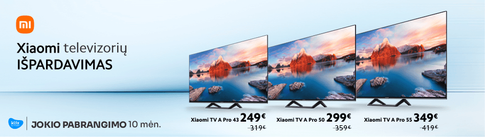 Televizoriai Internetu Pigiau. 0% Lizingas | Varle.lt