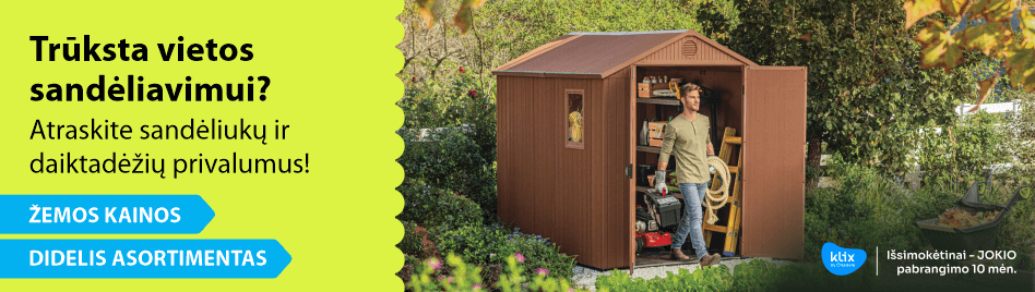 Sodo pašiūrės, sandėliukai, įrankių nameliai | Varle.lt