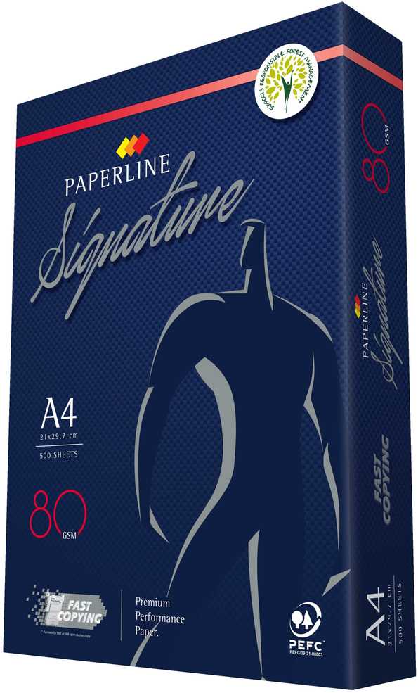 Popierius PAPERLINE SIGNATURE, 80 g / m2, A4, 500 lapų, žema kaina ...