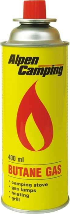 Butano dujos ALPEN CAMPING 227g / 400ml, modelis - 01-IK1004, žema ...