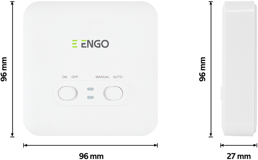 Engo Controls Engo E901 programuojamas belaidis 16A termostatas, modelis - E901, žema kaina ...