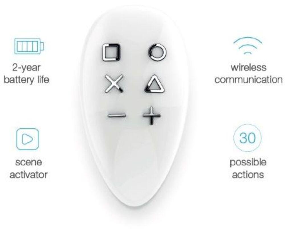 Fibaro | KeyFob | Z-Wave | Baltas, modelis - FGKF-601, žema kaina ...