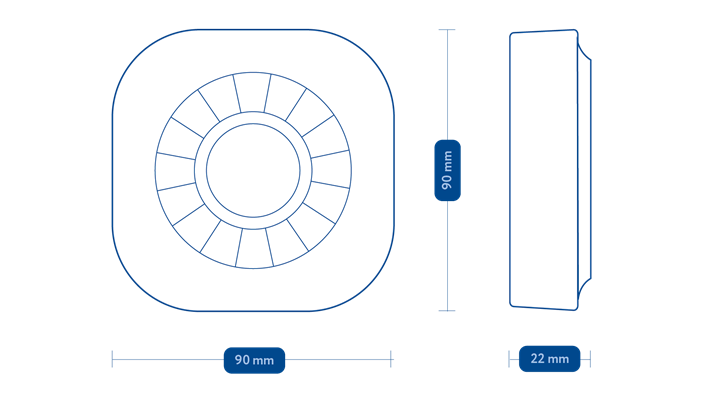 Frient Zigbee išmanioji klaviatūra RFID tag KEPZB-110, modelis - KEPZB ...