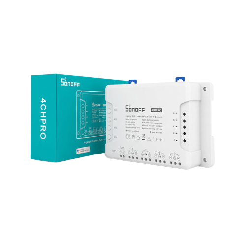 Sonoff PRO R3 4-kanalų išmani relė valdoma WiFi + RF - 230VAC 2200W ...