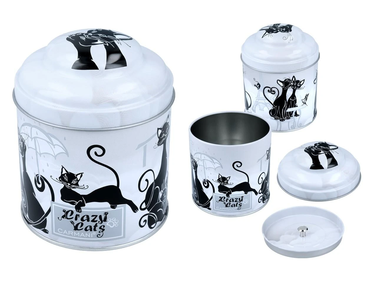 Camani Carmani dėžutė arbatai 1vnt 9x11cm, "Crazy Cats", žema kaina ...