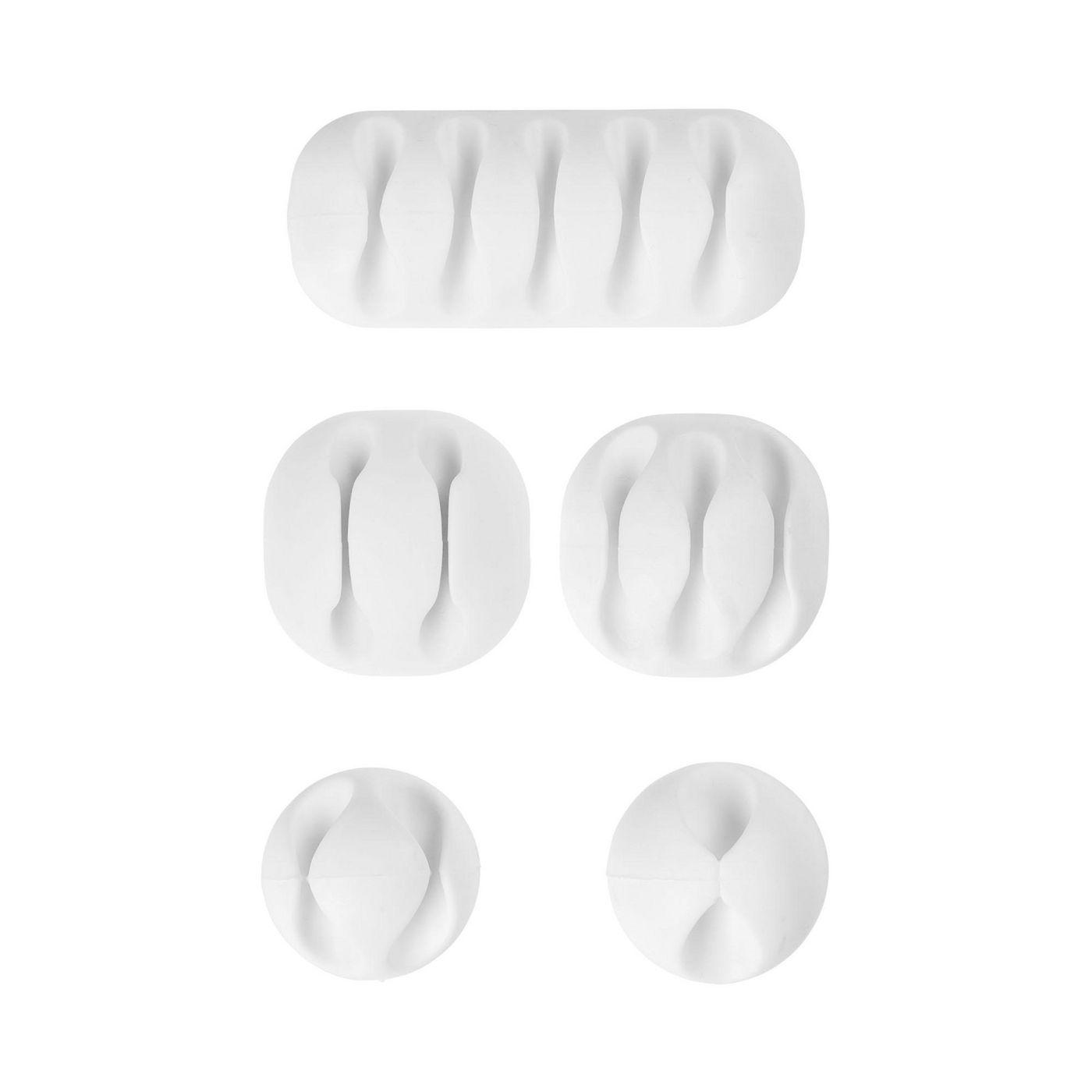 Organizer ProXtend ProXtend Adhesive Cable Organizer Multi Baltas 5pcs Organizer ProXtend ProXtend Adhesive Cable Organizer Multi Baltas 5pcs