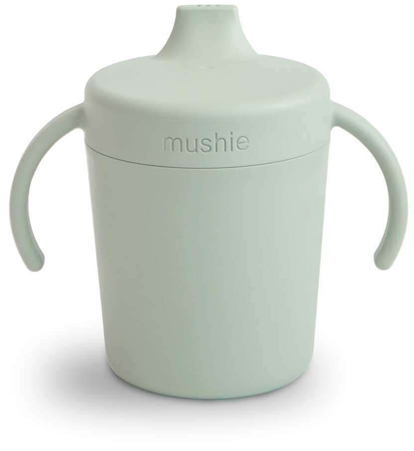 Mushie puodelis su snapeliu Sage, žalias, žema kaina | Varle.lt