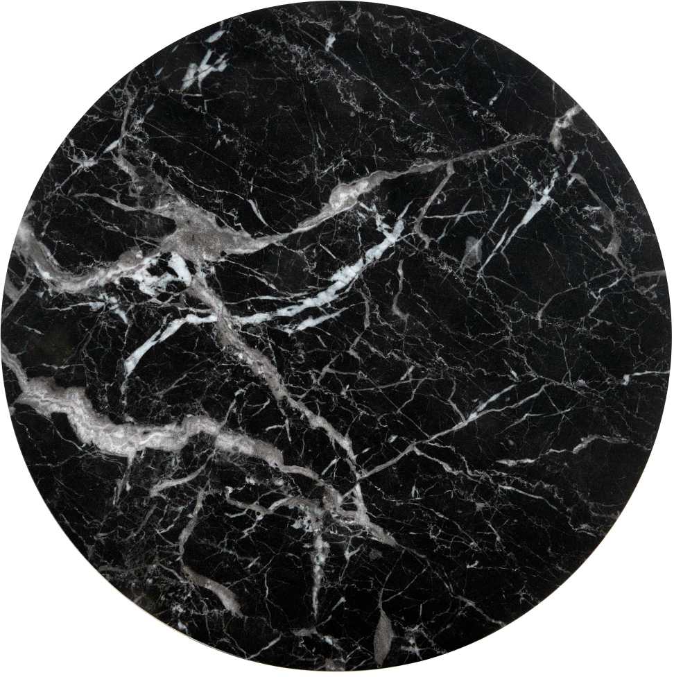OREO set of two c. tables - juodas marble / juodas, žema kaina | Varle.lt
