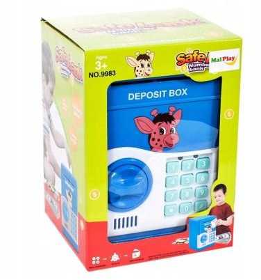Magy Zaislai Taupyklė seifas vaikui elektroninė, garsai, su pin kodu ...