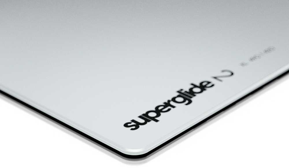 Pulsar Superglide Glass V2 XL Baltas (490 x 420 x 1.5mm) (Baltas ...