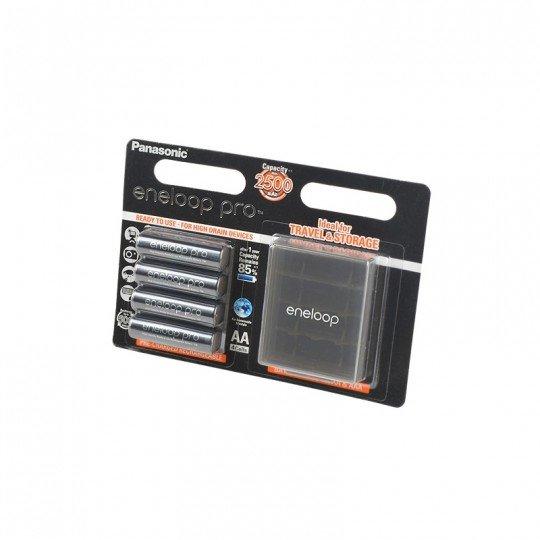 Įkraunamos baterijos Panasonic Eneloop Pro 2450 mAh + Case, modelis ...