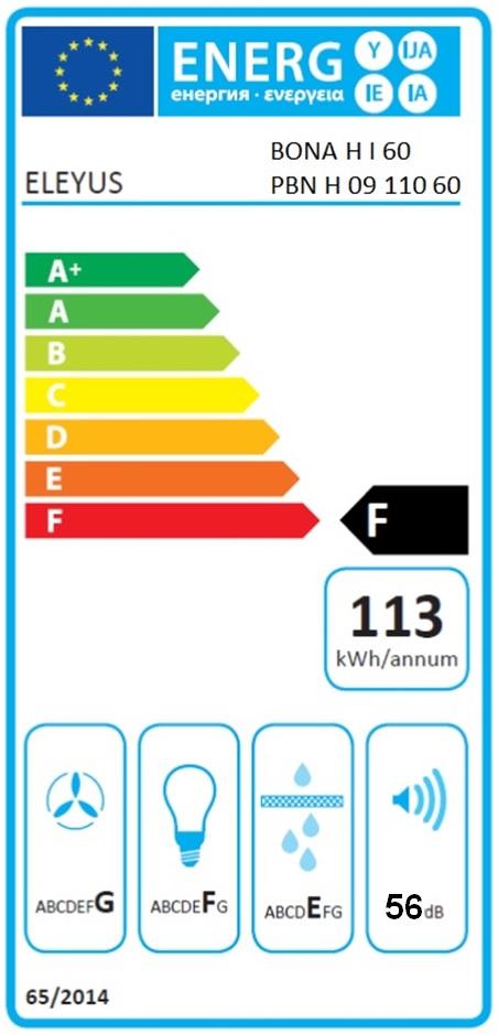 Gartraukis Eleyus PBN H 09 110 60 WH, modelis - PBN H 09 110 60 WH ...