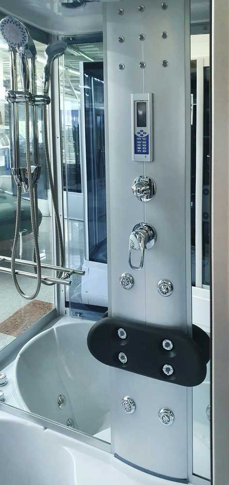 Dušo kabina 8915 su garu ir jacuzzi 150x85, žema kaina | Varle.lt
