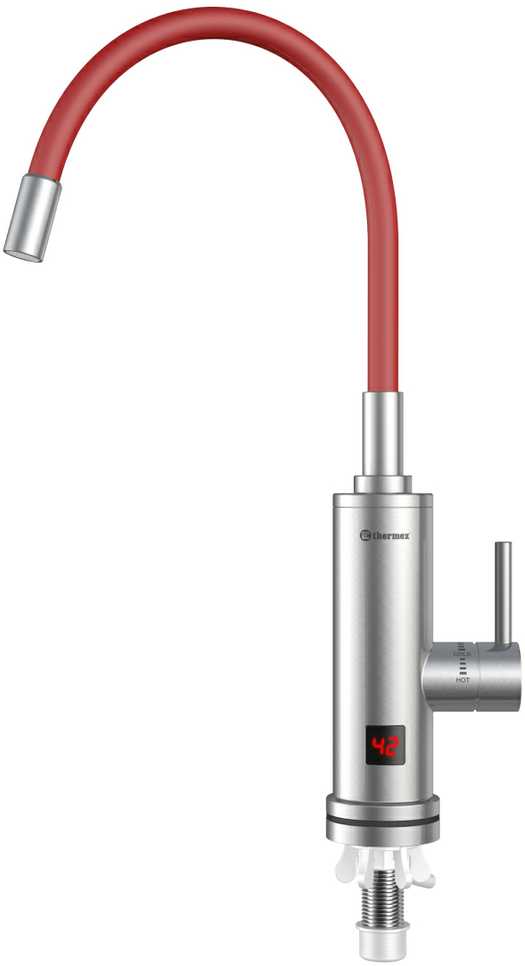 Elektrinis momentinis vandens šildytuvas Thermex Ruby 3000 su lanksčiu čiaupu, žema kaina | Varle.lt