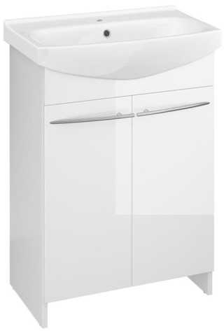 Vonios kambario spintelė su praustuvu Cersanit 496 ARSENA 60WHI, žema kaina | Varle.lt