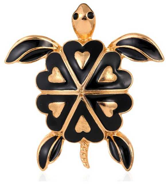 CRYSTAL TURTLE dekoratyvinė sagė BZ110, žema kaina | Varle.lt