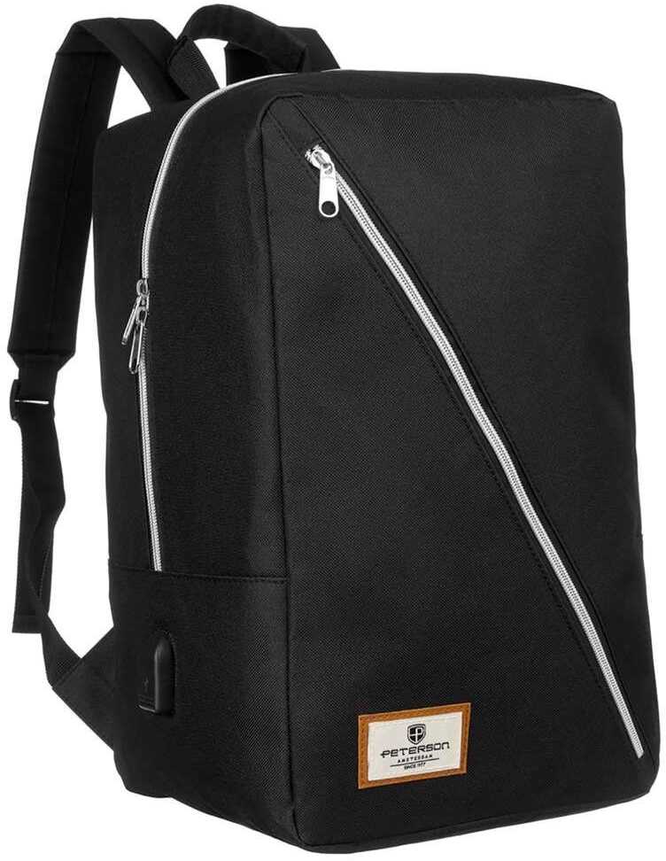 Talpi kelioninė kuprinė Peterson 08, juoda, žema kaina | Varle.lt