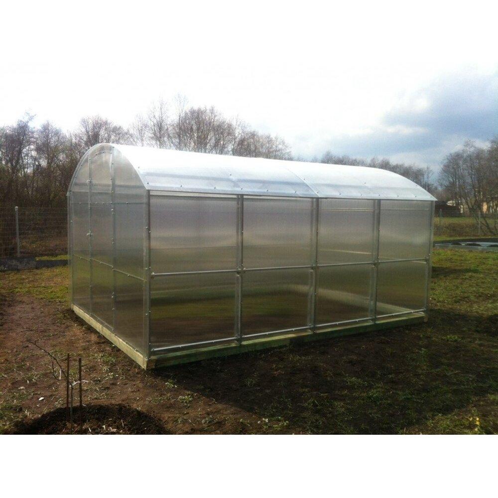 Šiltnamis NOVA (plotis 2,5 m) danga 6mm, Šiltnamio ilgis: Šiltnamio ...