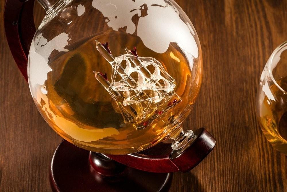 Grafinas gaublys su dviem stiklinėm, žema kaina | Varle.lt