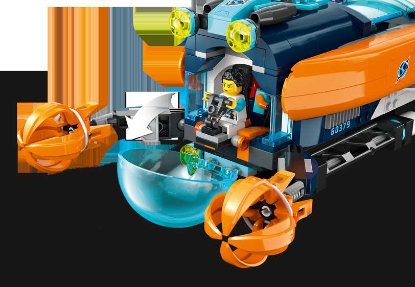 LEGO® City Tyrinėtojų giliavandenis povandeninis laivas (60379 ...