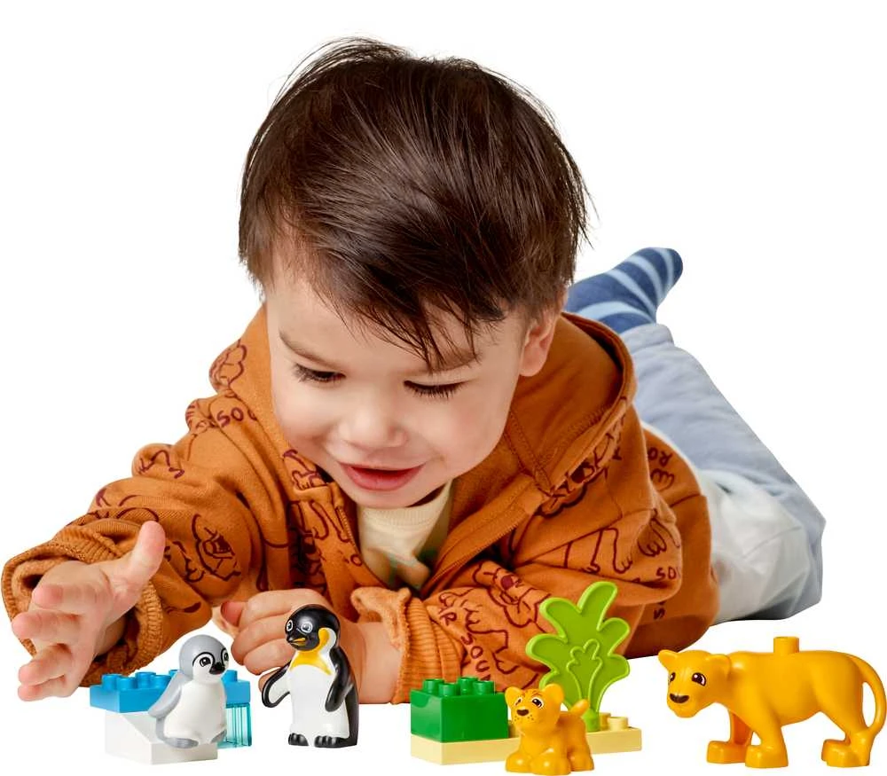 LEGO® DUPLO Laukinių gyvūnų šeimos: pingvinai ir liūtai (10442 ...
