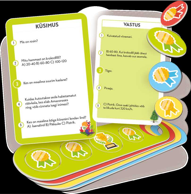 Tactic Taktikos viktorina Žaidimas Mokymasis apie gamtą ir gyvūnus ...