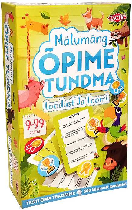 Tactic Taktikos viktorina Žaidimas Mokymasis apie gamtą ir gyvūnus ...