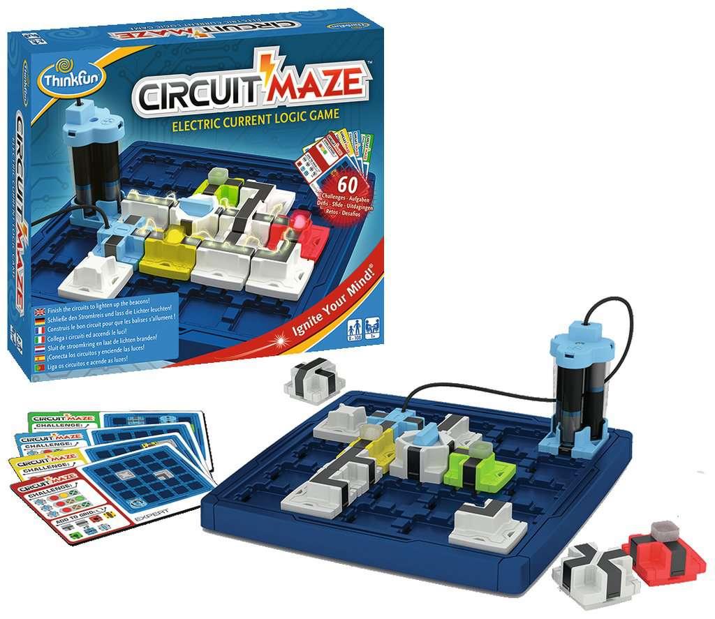 ThinkFun Think Fun Circuit Maze - Electric Current Logic Game (English ...