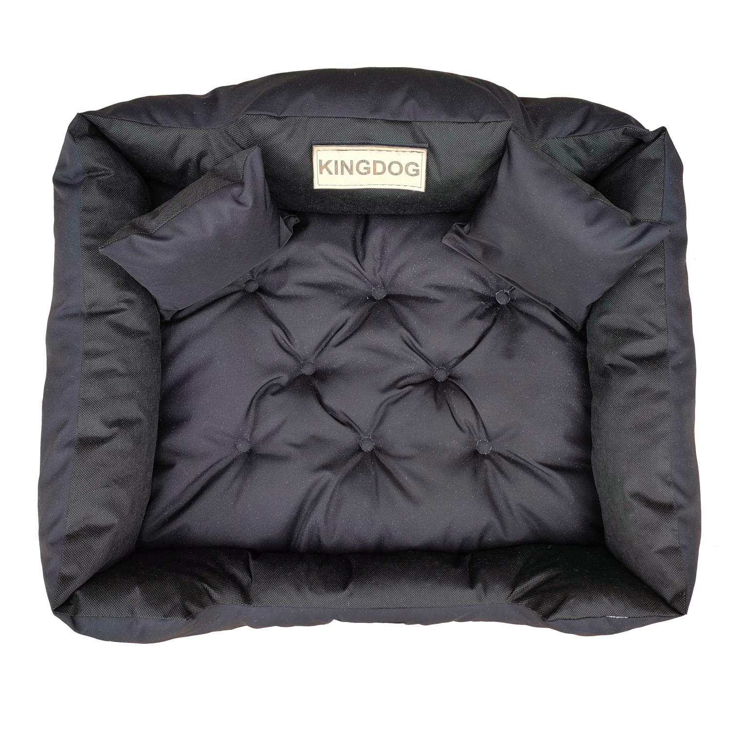 AIO Šunų guolis 130 x 105 Juodas KingDog, modelis - CEN-81823, žema ...