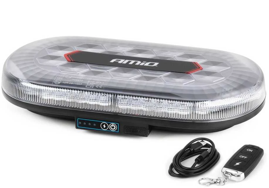 Belaidis LED įspėjamasis spindulys su nuotolinio valdymo pulteliu r65 ...