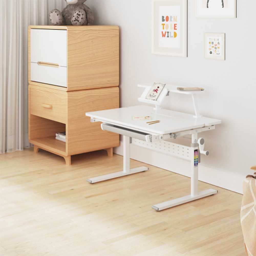 Biurko vaikams Ergo Office, su regulacją aukščio, pilka, max 40kg ...