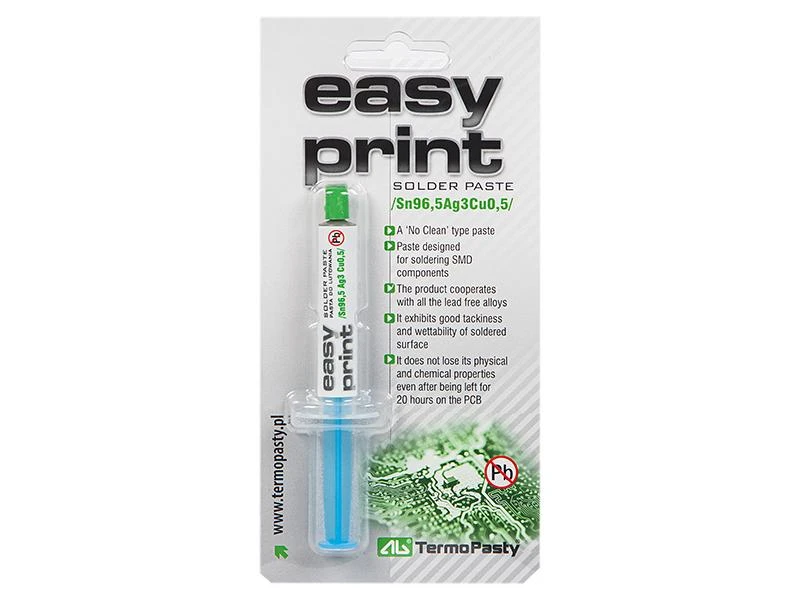 Blow Ag Termopasty Litavimo pasta Easy Print Sn96.5 Ag3 Cu0.5 1.4ml ...