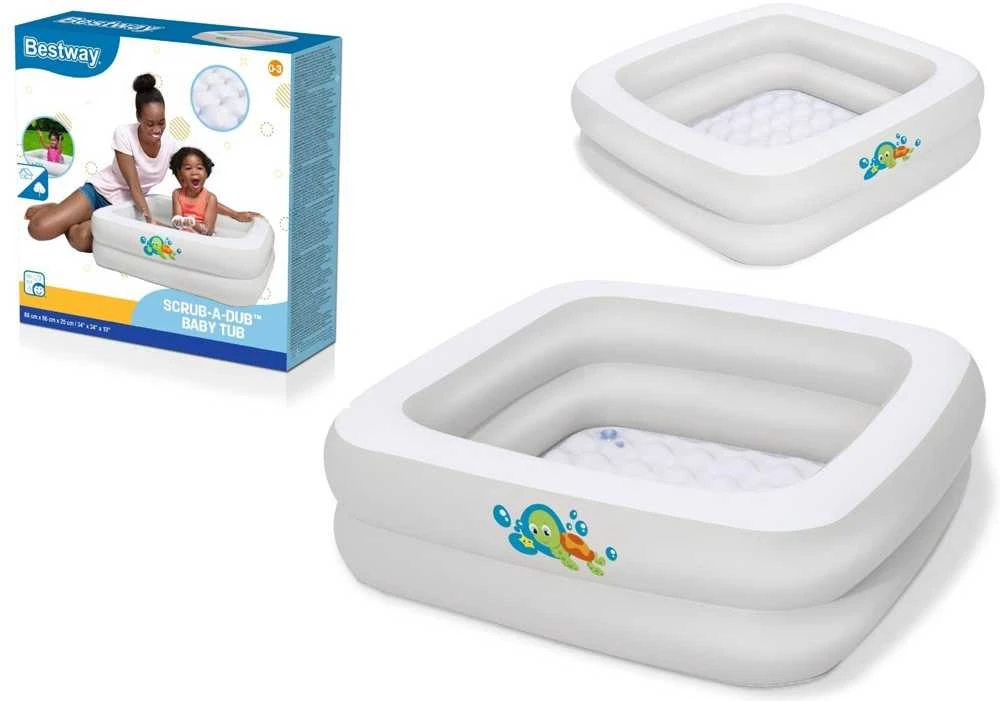 Pripučiamas vaikų baseinas 86 x 86 x 25 cm Bestway 51116, modelis ...