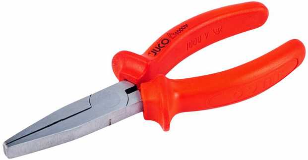 Juco Plokštieji replės 160mm su izoliacija 1000V - S5033, modelis - 28577, žema kaina | Varle.lt