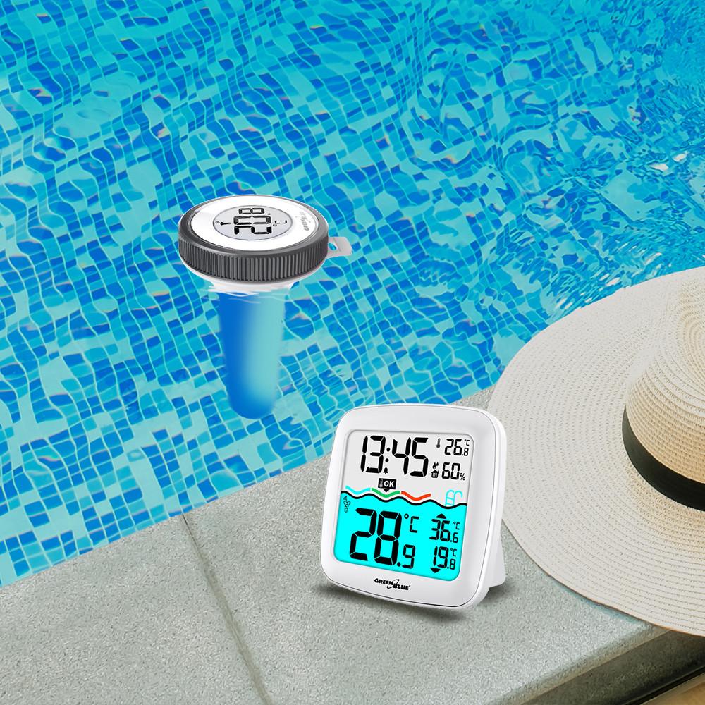 GreenBlue Wireless Swimming Pool Temperature Sensor Orų stotelė ...