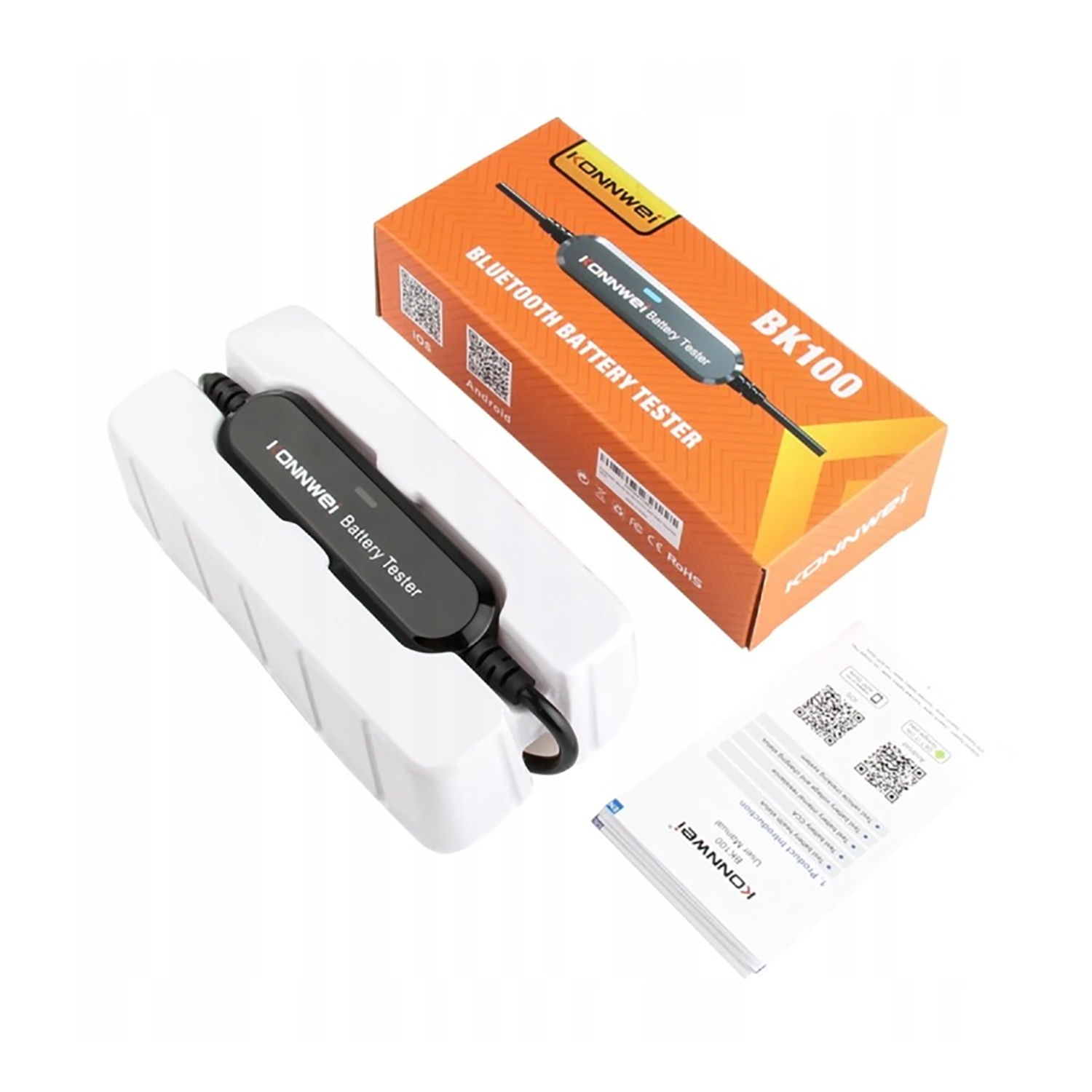 Miernik baterii Konnwei BK100, modelis - LEC-BK100, žema kaina | Varle.lt