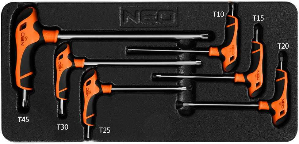Neo Tools Torx raktai 6 vnt.įdėklas, modelis - TOP-84-264, žema kaina ...