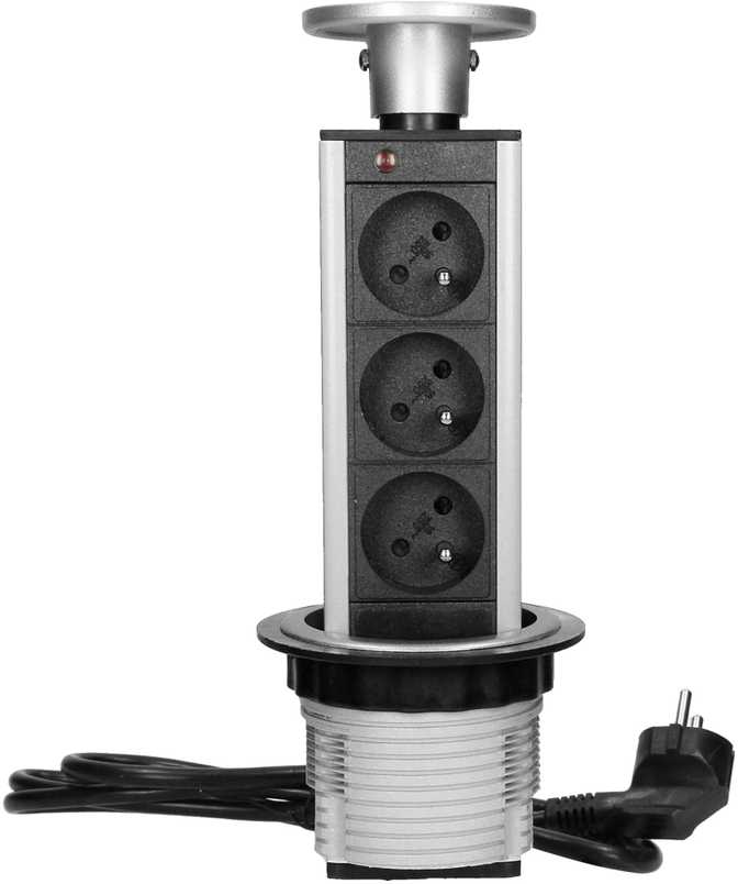 Orno FURNITURE POWER DISTRIBUTION UNIT FS-18 (3 LIZDAI) 1.8 m Virone ...