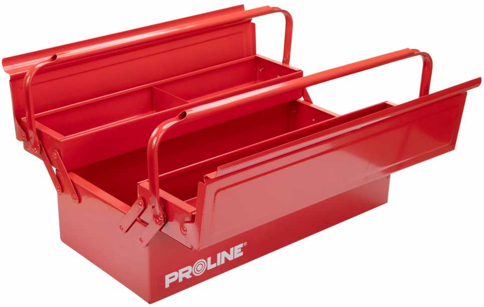 Pro-Line Proline Įrankių dėžė, metalinė, 430mm, 5 dalių, prolinas ...