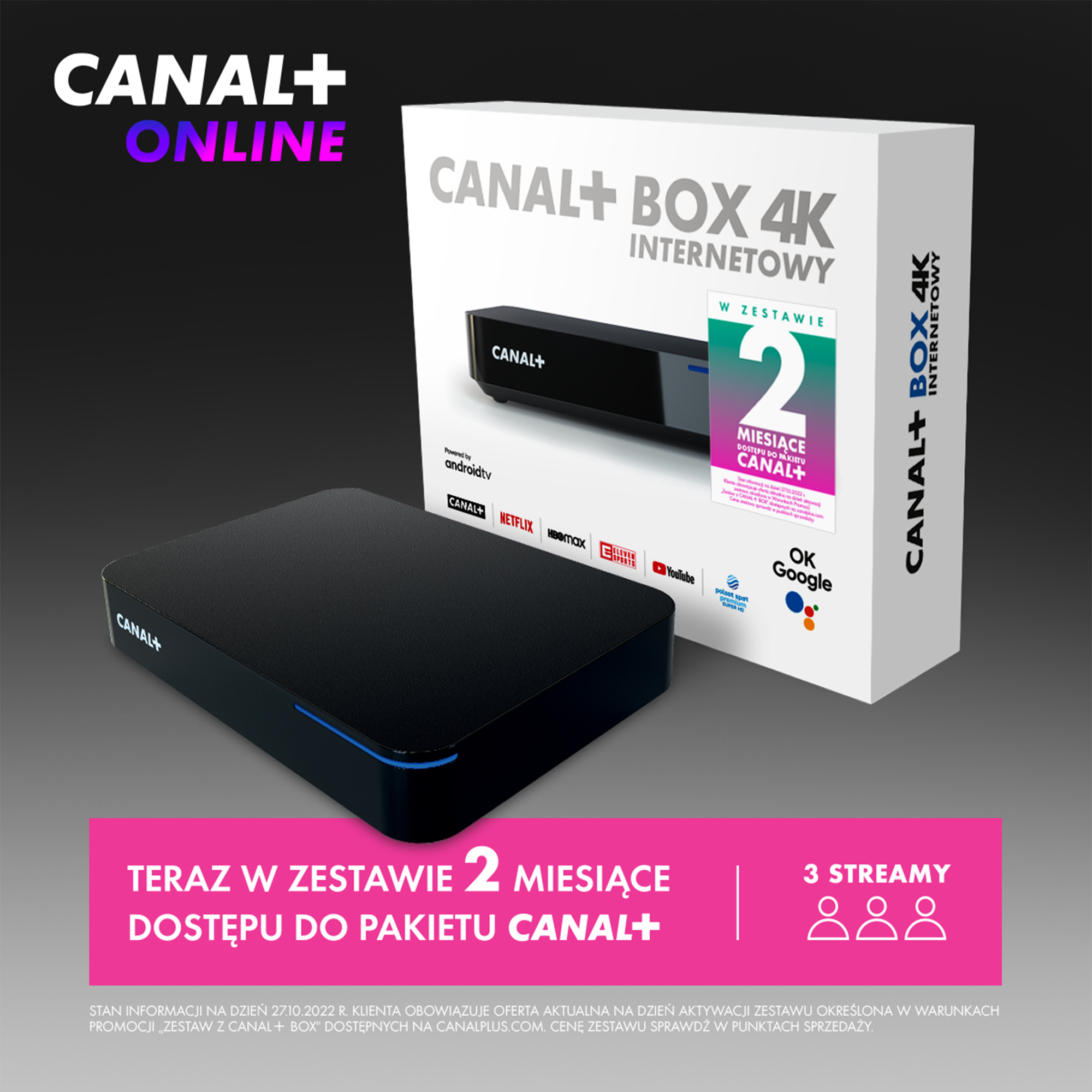 Inne Canalplus Dekoder CANAL+ BOX 4K, modelis - BOX4, žema kaina | Varle.lt