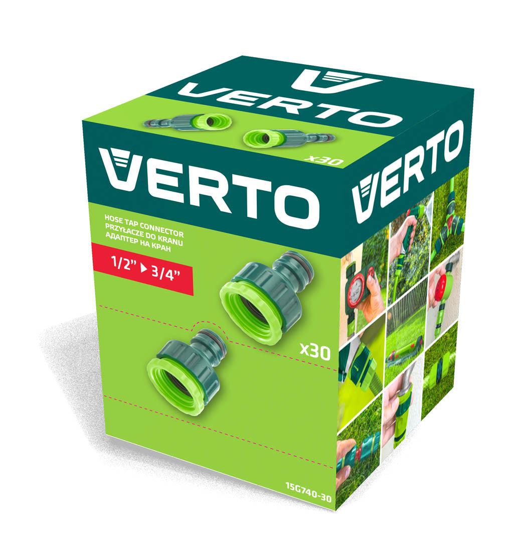 Verto 1 / 2 "3 / 4" čiaupo jungtis 30 vnt.. Ekrano dėžutė, modelis ...
