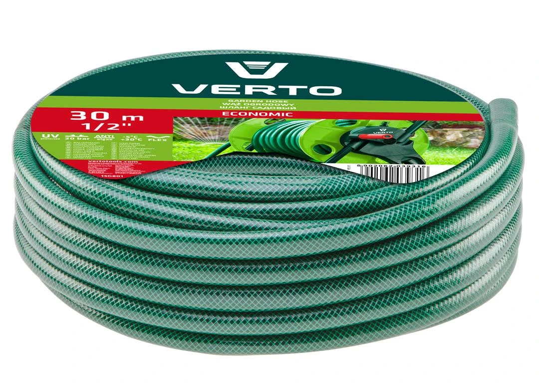 Verto Sodo žarna 20 m, 1 / 2 "EKONOMIKOS, modelis - 15G800, žema kaina ...
