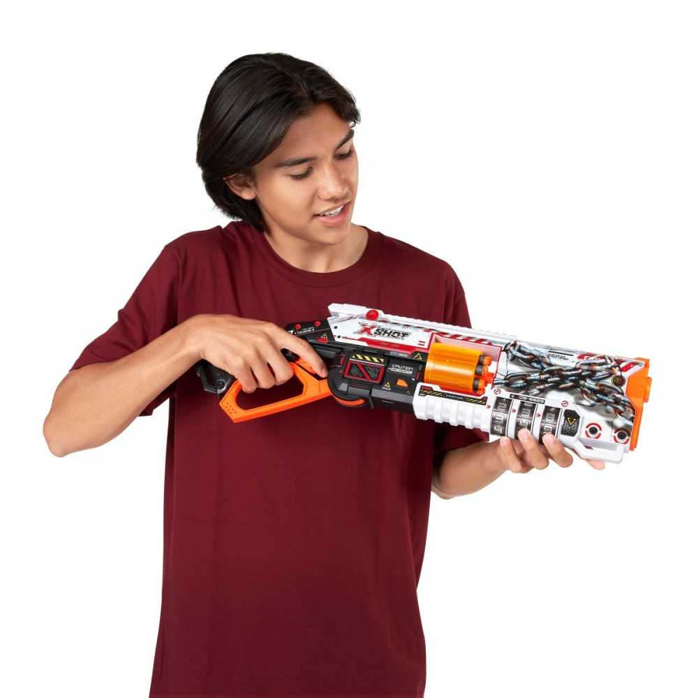 Minkštų strėlyčių šautuvas Zuru Skins X-Shot Lock Blaster, modelis ...