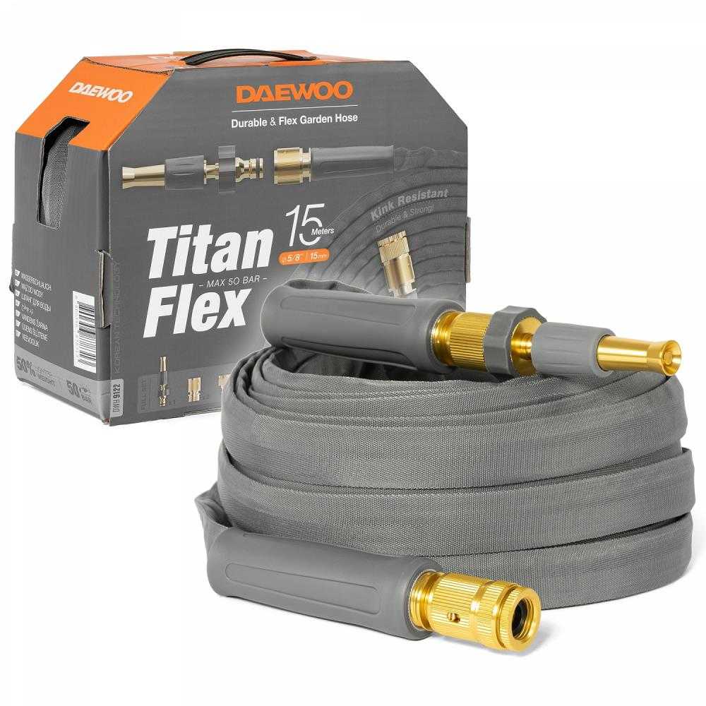 Daewoo Laistymo žarna TITANFLEX 15M / 5 / 8" DWH 9122 DAEWOO, modelis ...