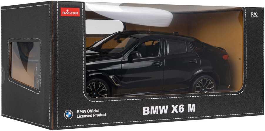 Car R / C BMW X6 M 1:14 RASTAR Juodas, modelis - RAS 99200, žema kaina | Varle.lt