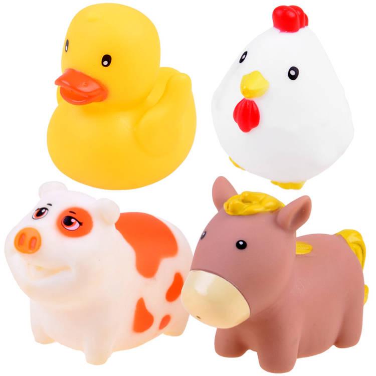 Guminiai vonios žaislai, žvėreliai, žema kaina | Varle.lt