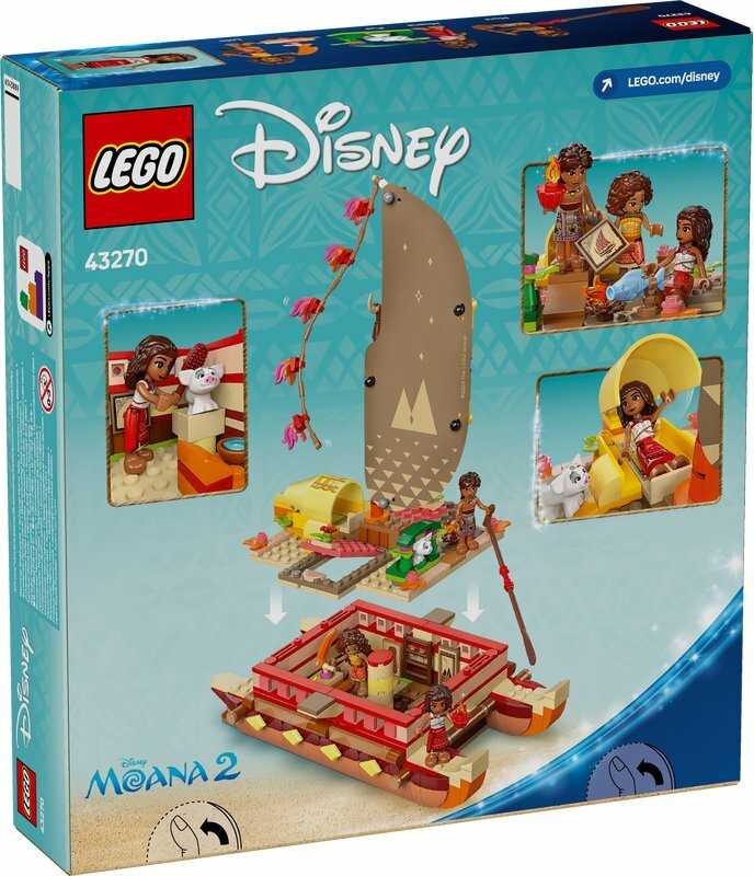 Konstruktorius vaikams „Moanos nuotykių kanoja“ Disney Princess, LEGO ...