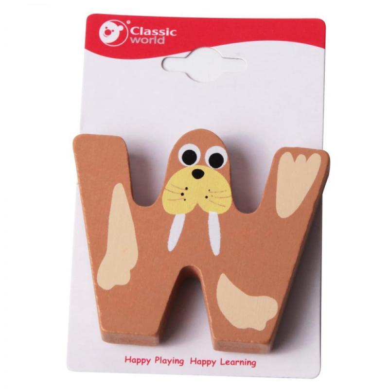 Medinė raidė W, Classic World, žema kaina | Varle.lt