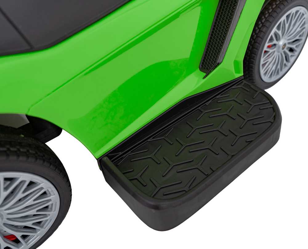 Paspiriama mašinėlė - stumdukas Lamborghini Aventador SV vaikams, žalia, žema kaina | Varle.lt
